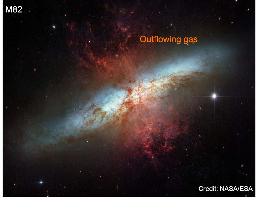 Massive Gas outflows in a z~0.5 AGN Galaxy - ICRAR