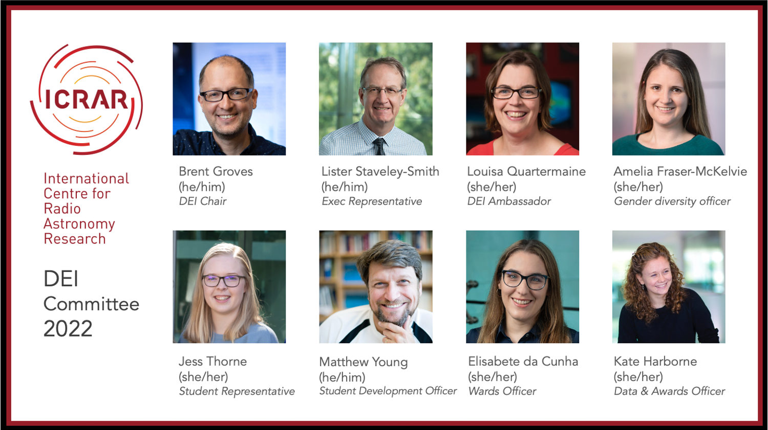 ICRAR-UWA Development, Equity and Inclusion Committee (DEI) - ICRAR