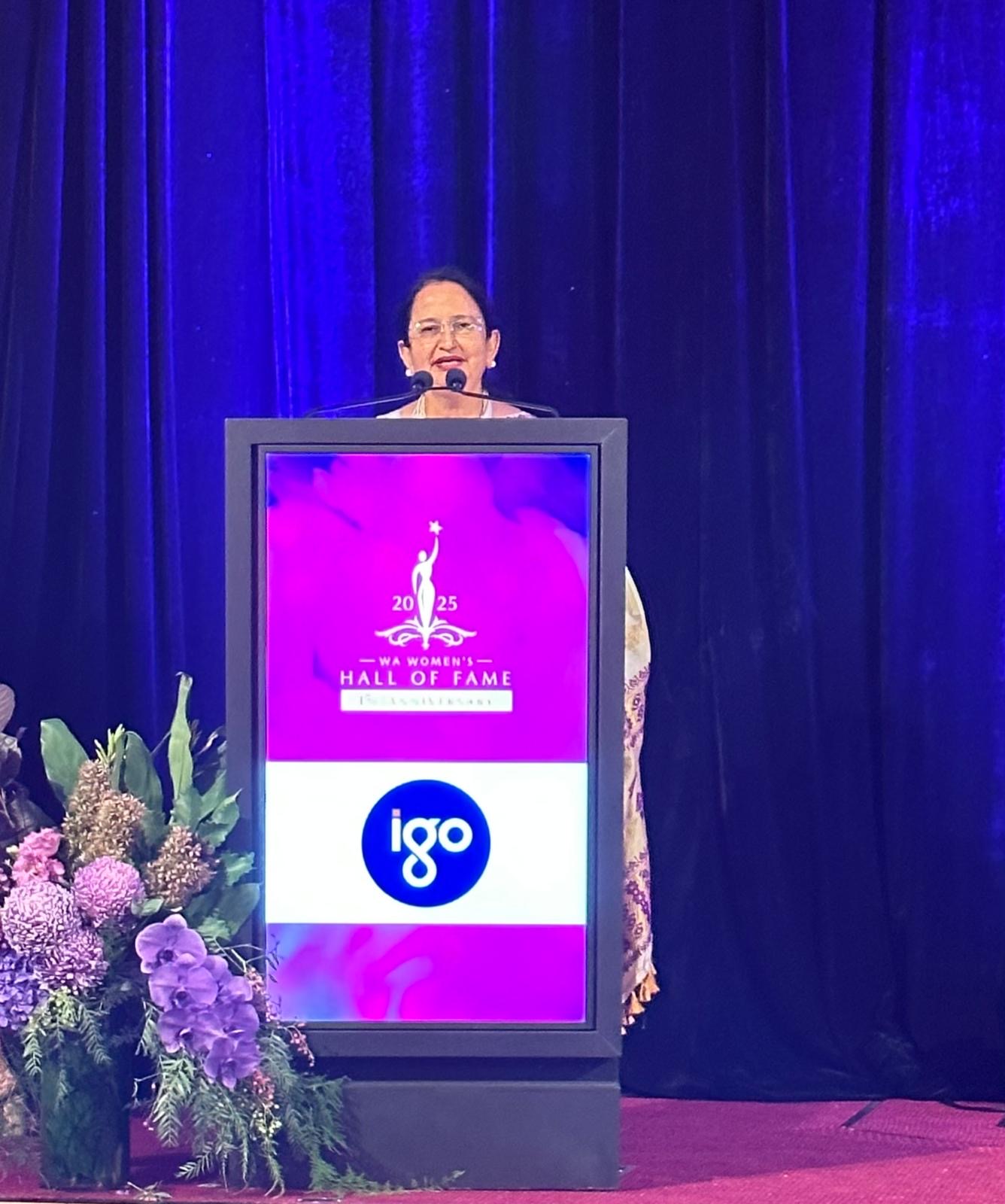 Dr Renu Sharma joins WA Women's Hall of Fame - ICRAR